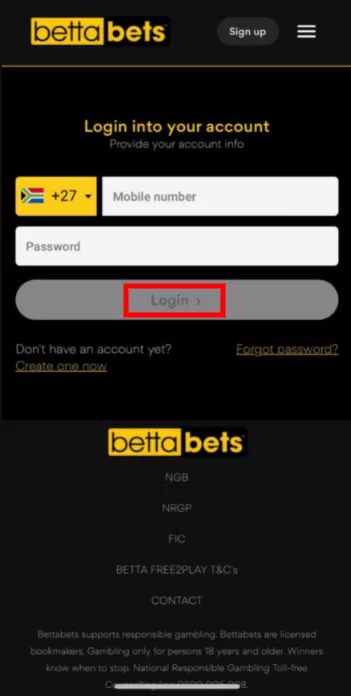 How to Login to BettaBets in South Africa - find out how to sign in to your BettaBets account